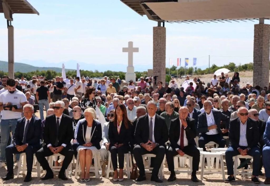 Zamjenik ministra odbrane BiH Slaven Galić prisustvovao komemoraciji na ...